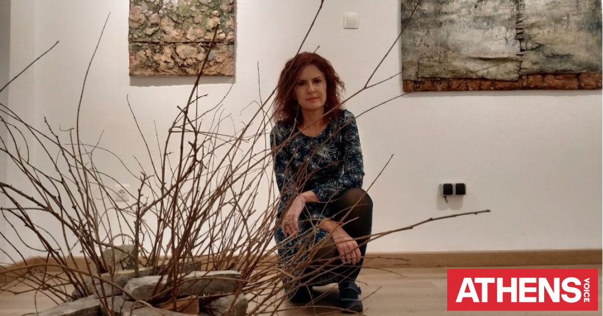 Η Μαρία Πασχαλίδου συνθέτει τοίχους από χώμα, άχυρο, κλαδιά και Αντρέ ...