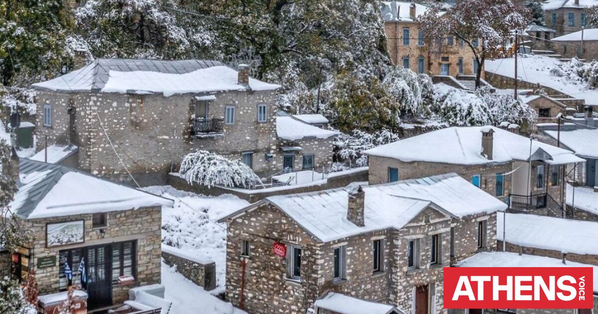Κακοκαιρία: Έπεσαν τα πρώτα χιόνια στη Φλώρινα | Athens Voice