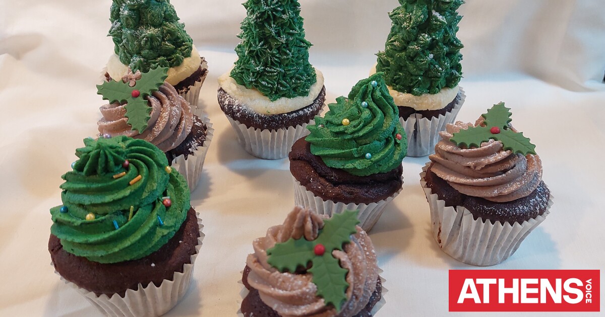 Χριστουγεννιάτικα cupcakes: Η λαχταριστή διακόσμηση των γιορτών ...