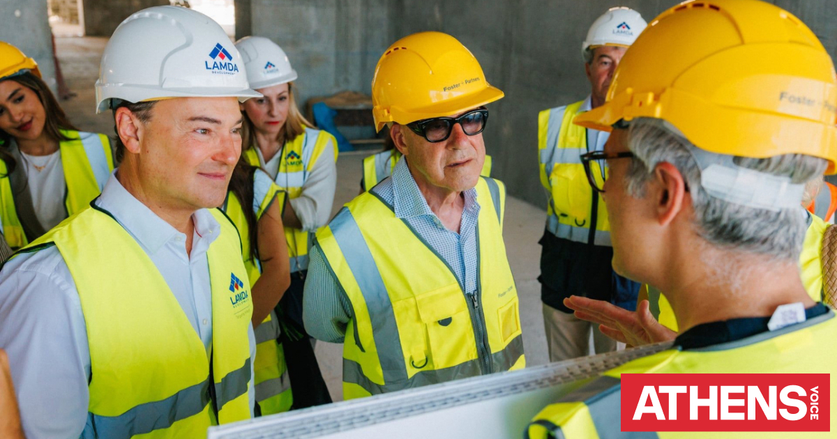 LAMDA Development: Ο Φρανκ Φόστερ επισκέφθηκε το Ελληνικό | Athens Voice