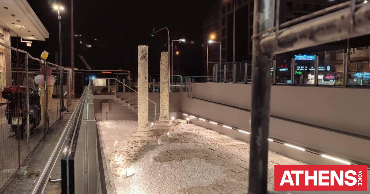 Φωταγωγήθηκαν τα πρώτα αρχαία εκθέματα του μετρό της Θεσσαλονίκης ...