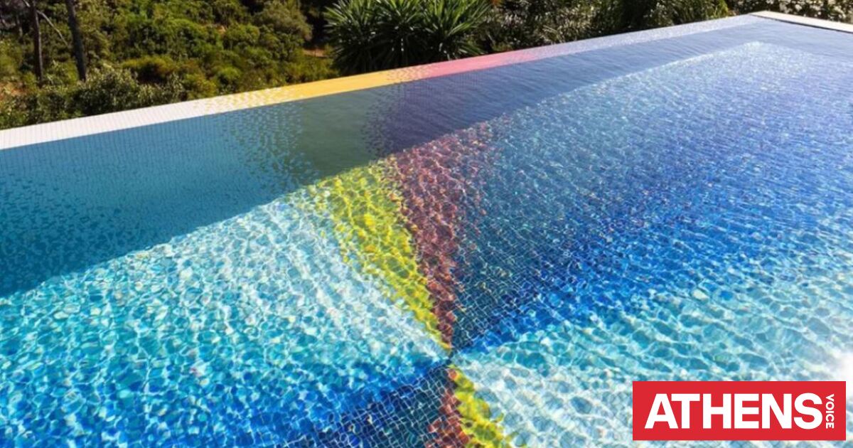 «Chromadynamica Pool», η πισίνα-έργο του Felipe Pantone με 130.000 ...